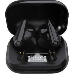 Hanseatic wireless In-Ear-Kopfh&ouml;rer "HWE-23", B:3,7cm H:6,7cm T:4,5cm, schwarz, Kopfh&ouml;rer