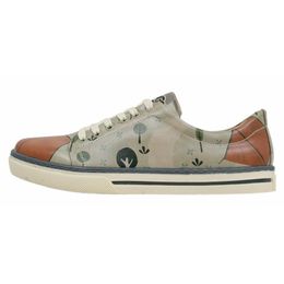 DOGO Damen Sneaker "Classic Schn&uuml;rsneaker Picture Perfect Damen Sneaker", Gr. 36, bunt, Lederimitat, Schuhe, Handgefertigt