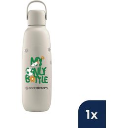 SodaStream Thermoflasche "Metallflasche Fizz&go COOL DWS, 0,9 l, Trinkflasche", 900mlsand, bunt, Trinkflaschen, kompatibel mit SodaStream DUO, E-DUO,