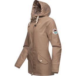 Navahoo Damen Regenjacke "Oceans Heart", grau, Gr. XXL, Oberstoff: 70% Polyester, 30% Polyurethan; Futter: 100% Polyester; Wattierung: 100%