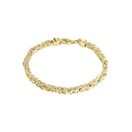 Firetti Herren Armband "Schmuck Geschenk Silber 925 Armschmuck Armband K&ouml;nigskette", 19, Silber 925 (Sterlingsilber), gold, Silber 925