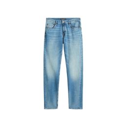 Marc O'Polo MARC O'POLO Herren Slim-fit-Jeans "in l&auml;ssiger Cross-Hatch-Denim Struktur", blau, Gr. 31, unifarben, Obermaterial: 98% Baumwolle, 2% Elasthan, Jeans