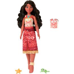 Mattel Kinder Anziehpuppe "Disney Vaiana 2, Schwimmende Tautai Vaiana", bunt, Kunststoff, Puppen, mit Farbwechselfunktion