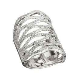 Jobo Damen Silberring, 56, Silber 925 (Sterlingsilber), silber, Silber 925 (Sterlingsilber), Fingerringe, breit 925 Silber