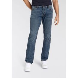 Jack & Jones JACK & JONES Damen Slim-fit-Jeans "JJIGLENN &ndash; Jeans mit Stretch und figurbetonter Silhouette", blau, Gr. 31, Obermaterial: 86% Baumwolle, 12%