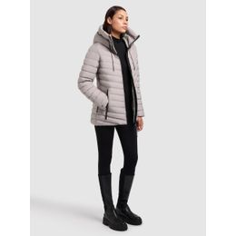 Khujo Damen Steppjacke "Pace-YM", grau, Gr. XL, Obermaterial: 100% Polyester. Innenfutter: 100% Nylon. Wattierung: 100% Polyester, Jacken, Warme