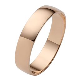 Firetti Damen Trauring "Schmuck Geschenk Gold Hochzeit Ehering Trauring "LIEBE"", 16,5, ohne Brillant, Ros&eacute;gold 375, 5mm, rosa, Ros&eacute;gold 375,