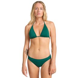 Triangel-Bikini-Top Billabong "Sol Searcher Multi Tri", Damen, Gr. M, Cup B, gr&uuml;n (evergr&uuml;n), 86% Polyamid, 14% Elasthan, Bikini-Oberteile