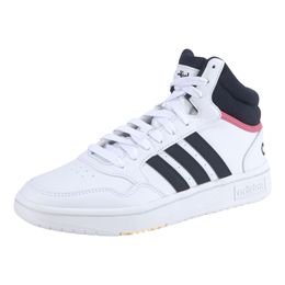 Damen Sneaker "HOOPS 3.0 MID CLASSIC", adidas Sportswear, Gr. 39, wei&szlig;, Synthetik, Textil, Schuhe