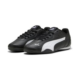 Puma Jungen Sneaker "CATCH JR", Gr. 35,5, schwarz-wei&szlig;, Synthetik, Schuhe, mit Gummilaufsohle, mit Schn&uuml;rung, mit SOFTFOAM+ Innensohle