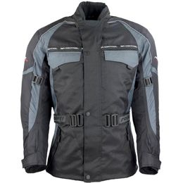 Roleff Motorradjacke "Reno", S, grau, Jacken, mit Protektoren, 4 Taschen, 3 Bel&uuml;ftungsl&ouml;cher