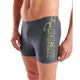 arena Damen Badehose "MEN'S arena SCRATCHY SWIM SHORT", grau, Gr. 4, Obermaterial: 80% Polyamid, 20% Elasthan, Badehosen
