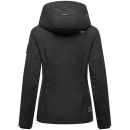 Marikoo Damen Outdoorjacke "Erdbeere", schwarz, Gr. 6XL, Obermaterial: 100% Polyester. Innenfutter: 100% Polyester. &Auml;rmelfutter: 100% Polyester.
