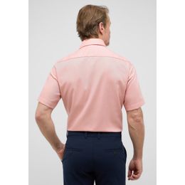 Eterna Herren Kurzarmhemd "MODERN FIT", rot, Gr. 40, 100% Baumwolle, Hemden, NON IRON (b&uuml;gelfrei)