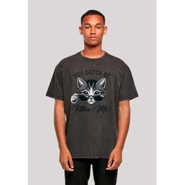 F4NT4STIC Herren T-Shirt "K&auml;tzchen You Gotta Be Kitten Me", schwarz, Gr. XS, Obermaterial: 100% Baumwolle, Shirts, Premium Qualit&auml;t