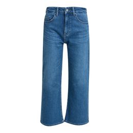 Smith & Soul SMITH & SOUL Damen Weite Jeans, blau, Gr. 28, Abriebeffekte, Denim/Jeans, Material: 94% Baumwolle, 6% Elasthan, Jeans