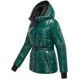 Navahoo Damen Steppjacke "Eisglanz 14"gr&uuml;n, Gr. XS, Obermaterial: 100% Nylon. Innenfutter: 100% Polyester. Wattierung: 100% Polyester. &Auml;rmelfutter:
