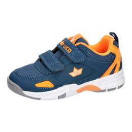 Lico M&auml;dchen Hallenschuh "Sportschuh Peyton V", Gr. 23, blau, Synthetik, Schuhe