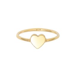 Elli Damen Fingerring "Herz Liebe Valentinstag Zeitlos 925 Silber", 56mm, ohne Stein, Silber 925 (Sterlingsilber), gold, Silber 925 (Sterlingsilber),