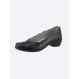 Casual Looks Damen Pumps, Gr. 38, schwarz, Glattleder, Schuhe