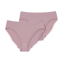 Tchibo - 2 Seamless-Pantys - Damen - Gr. S - ros&eacute;