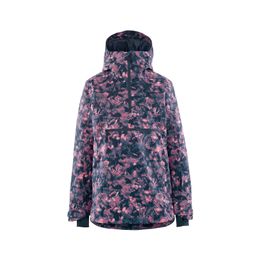 Tchibo - Halfzip-Skijacke - Damen - Gr. 42 - blau/print