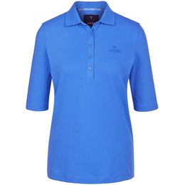 JOOP! - Polo-Shirt mit 1/2-Arm, blau, Gr. 44 / L - Baumwolle