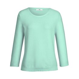 Peter Hahn - Rundhals-Pullover aus 100% SUPIMA -Baumwolle, t&uuml;rkis, Gr. 48 / XL - Baumwolle