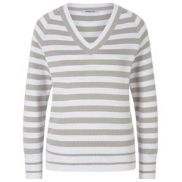 Peter Hahn - V-Pullover aus 100% SUPIMA -Baumwolle, mehrfarbig, Gr. 36 / S - Baumwolle