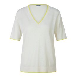 DAY.LIKE - V-Pullover, weiss, Gr. 42 / M - Baumwolle
