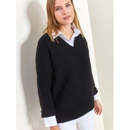 Bianco Lucci Pullover Damen Gr&ouml;&szlig;e XS/XL schwarz