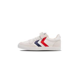 Hummel Sneaker 'Slimmer Stadil' Jungen Gr&ouml;&szlig;e 40 beige / navy / rot / wei&szlig;