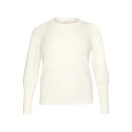 Kaffe Curve Pullover 'KC Amalia' Damen Gr&ouml;&szlig;e XL naturwei&szlig;
