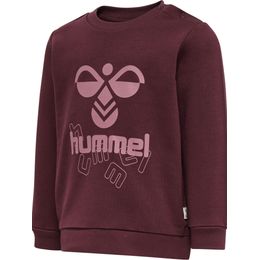 Hummel Sweatshirt 'Spirit' Jungen Gr&ouml;&szlig;e 98 pink / weinrot