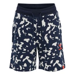 Hummel Shorts Jungen Gr&ouml;&szlig;e 146 navy / rot / wei&szlig;