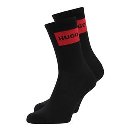 Hugo Socken Damen Gr&ouml;&szlig;e 39/42 rot / schwarz