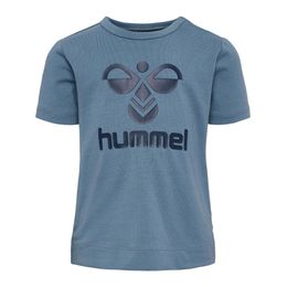 Hummel Shirt Jungen Gr&ouml;&szlig;e 56 rauchblau / schwarz