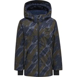Hummel Funktionsjacke 'Logan' Jungen Gr&ouml;&szlig;e 176 navy / taubenblau / khaki