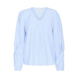 Kaffe Bluse 'Emma' Damen Gr&ouml;&szlig;e XS himmelblau / wei&szlig;