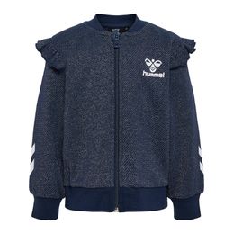 Hummel Sportsweatjacke M&auml;dchen Gr&ouml;&szlig;e 62 marine / wei&szlig;
