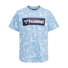 Hummel Shirt 'CARITAS' Jungen Gr&ouml;&szlig;e 110 blau / dunkelblau / wei&szlig;