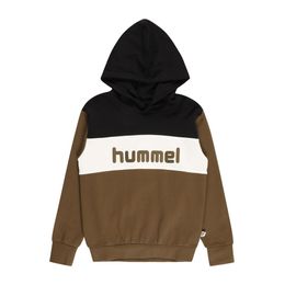 Hummel Sweatshirt Jungen Gr&ouml;&szlig;e 128 oliv / schwarz / wei&szlig;