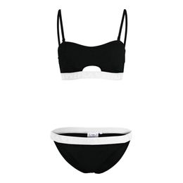 Fila Bikini 'SANMING' Damen Gr&ouml;&szlig;e L schwarz / wei&szlig;