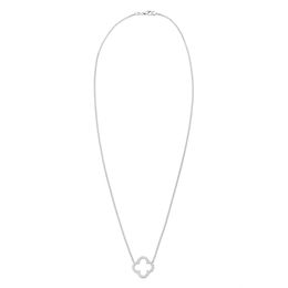 Elli Kette Damen Gr&ouml;&szlig;e 40 silber / transparent