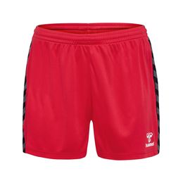 Hummel Sportshorts 'Authentic' Damen Gr&ouml;&szlig;e L blutrot / schwarz / wei&szlig;