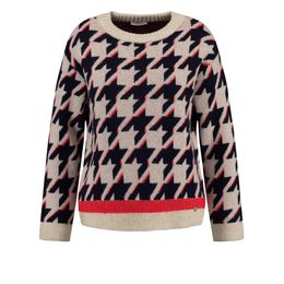 Key Largo Pullover Damen Gr&ouml;&szlig;e XL beige / rot / schwarz