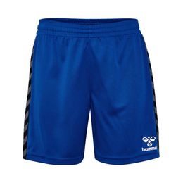 Hummel Sporthose 'Authentic Pl' Jungen Gr&ouml;&szlig;e 140 blau / schwarz / wei&szlig;