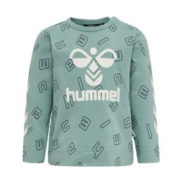 Hummel Shirt 'ATHENS ' Jungen Gr&ouml;&szlig;e 92 blau / taubenblau / grau / wei&szlig;