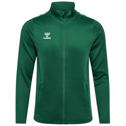 Hummel Sportsweatjacke 'CORE XK POLY' Damen Gr&ouml;&szlig;e L tanne / wei&szlig;