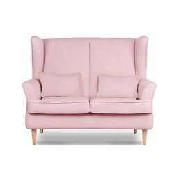 KONSIMO Einzelsofa Stralis rosa/pink Ma&szlig;e (cm): B: 136 H: 106 &raquo; M&ouml;bel Kraft